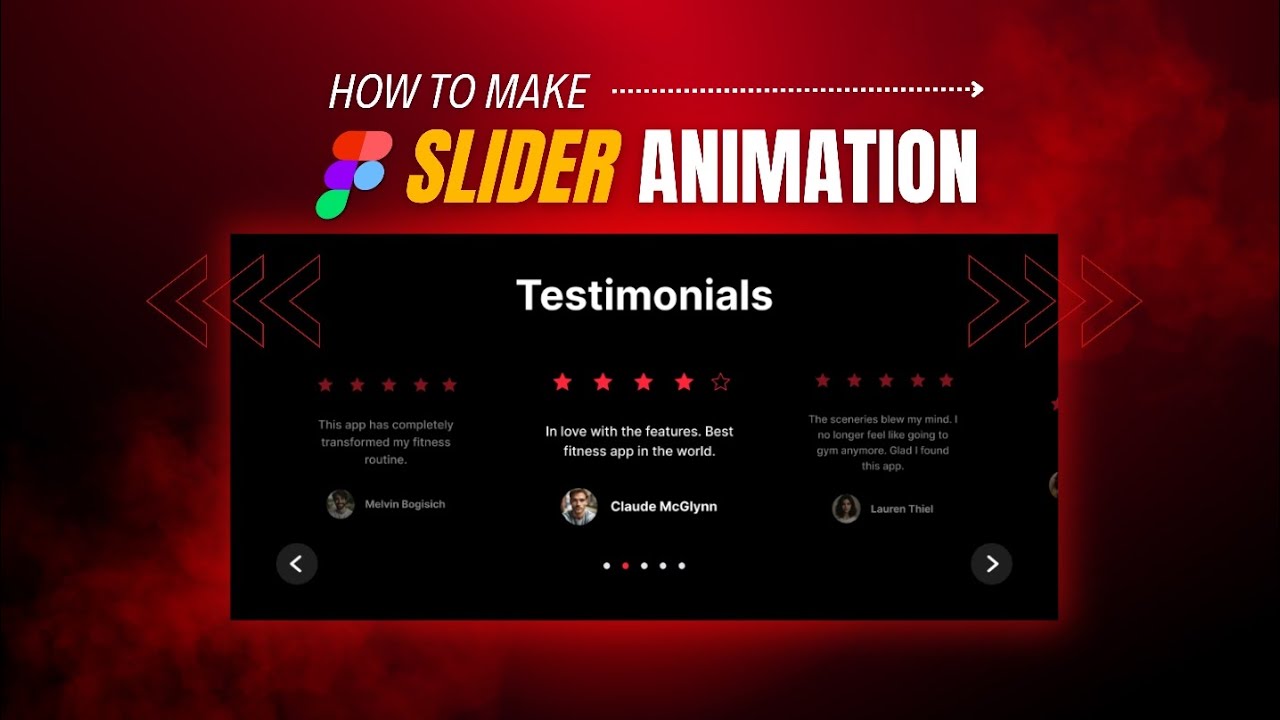 How to make Testimonial Slider Animation?| Easy Tutorial