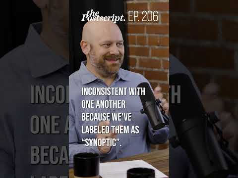 The Label "Synoptic Gospels" #bible #apparentcontradictions #gospels #theology #christianpodcast