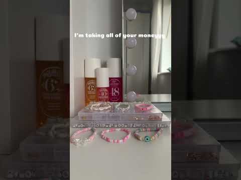 Iโm brokeee #fypใท #goviral #blowup #shorts #skincare #bracelets #claybeads