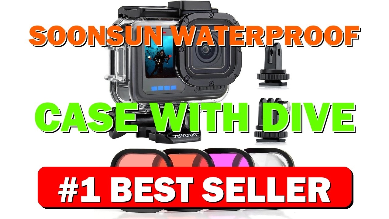 SOONSUN Waterproof Case with Dive Filters for GoPro Hero 13/12 / 11/10 - B09BQXQ53C