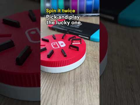 3D printed Nintendo Switch Game Carousel
