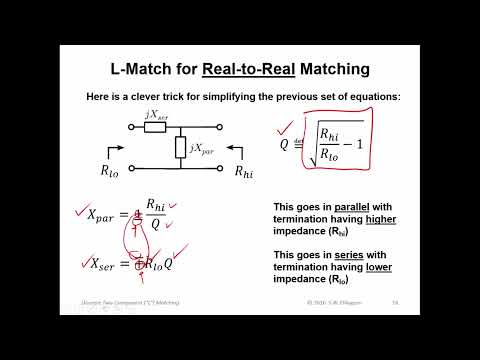 #61: Discrete Two-Component "L" Matching Part 2