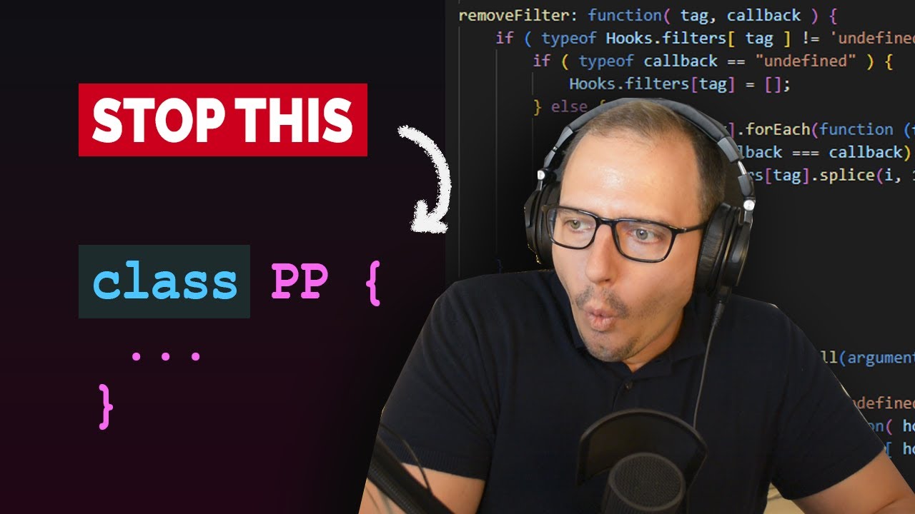 STOP using Classes in Javascript (or should you?)