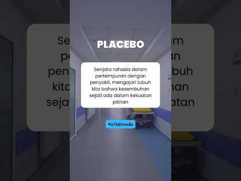 Sudah pernah dengar istilah medis 'Placebo' ??