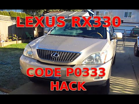 lexus code P0333 knock sensor hack