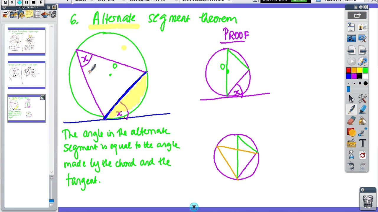 Circle Geometry Theorems 2