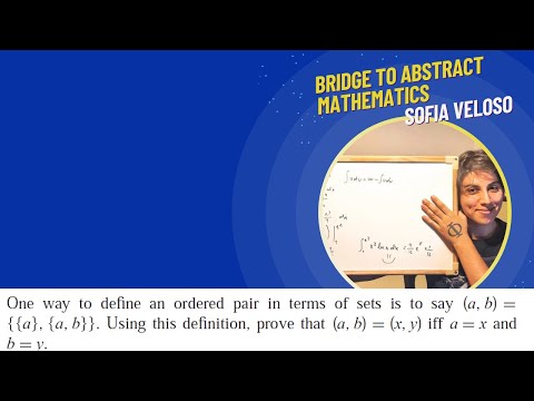 2.2.17 One way to define an ordered pair in terms of sets is to say (a,b)= {{a},{a,b}}...