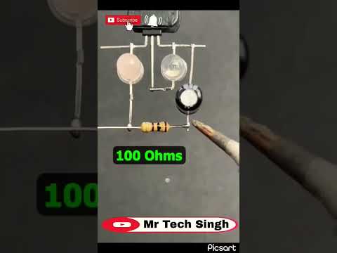 Blinking Led circuit by using transistor Bc547.......blinking led circuit कैसे बनाएं ?
