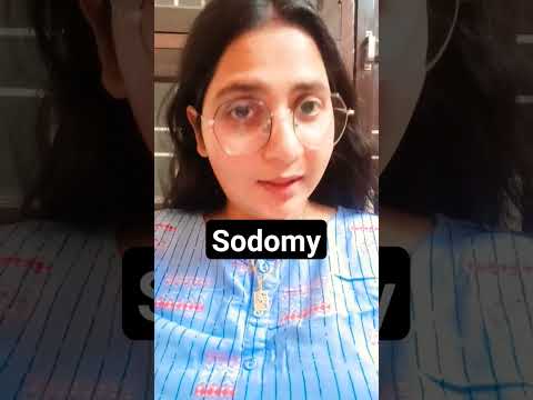 meaning of Sodomy. #neelam #dhawan #meaning #legaladvice