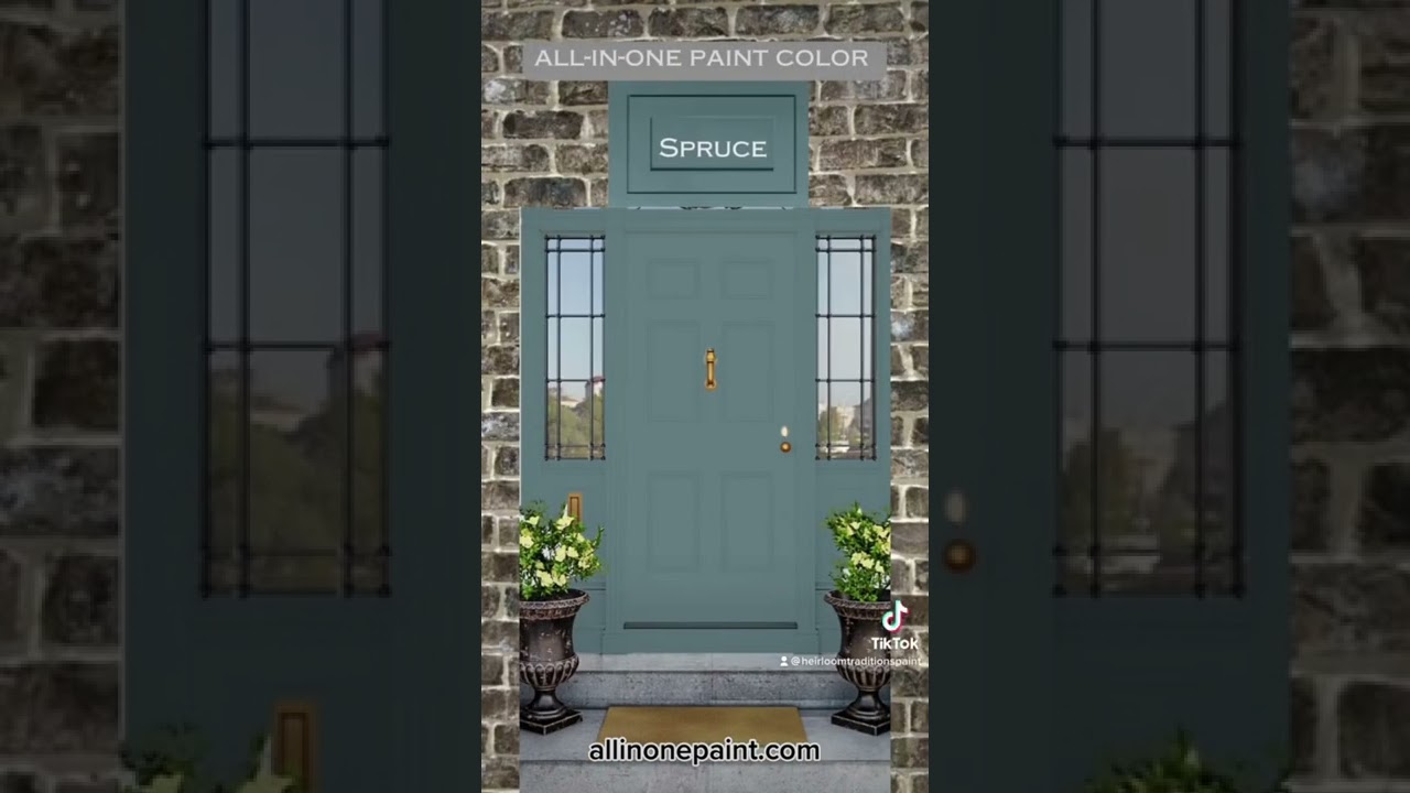 What color should my front door be if I have brown brick?