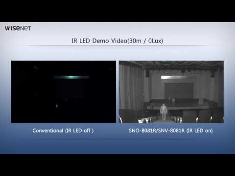High quality Video becomes lighter! SNO-8081R/SNV-8081R 0Lux IR Demo