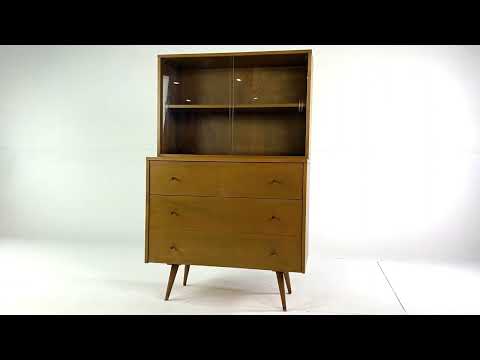 Paul McCobb for Planner Group Mid Century Cabinet and Hutch