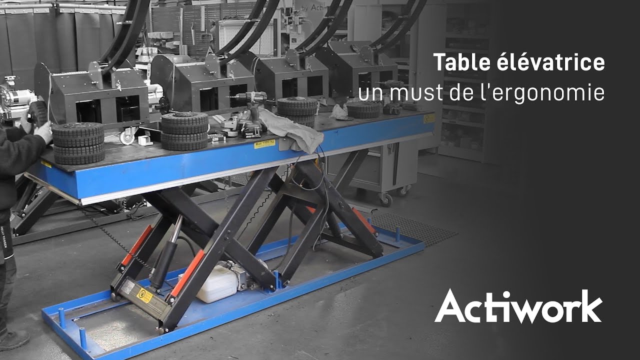 Actiwork | Tables élévatrices, un must de l'ergonomie