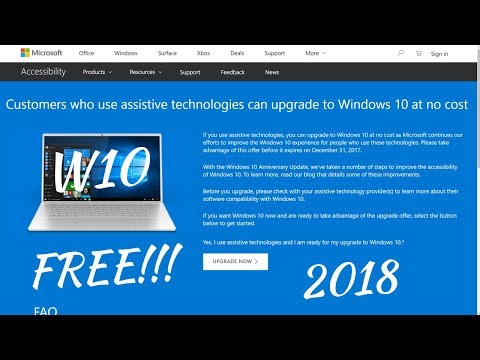 ‼️ How to get Windows 10 upgrade for FREE in 2018 (NEW LINK IN DESCRIPTION) ‼️