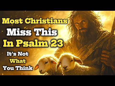Most Christians Miss THIS in Psalm 23 | It’s Not What You Think | Biblical Wisdom
