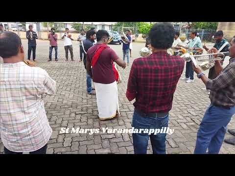 Akashadeepamal Sakshi🎙️||Ravana Prabhu 🎥💖||St Mary's Varantharapilly 🎺🥁||Mohanlal❤️||Girish Puthanchery||