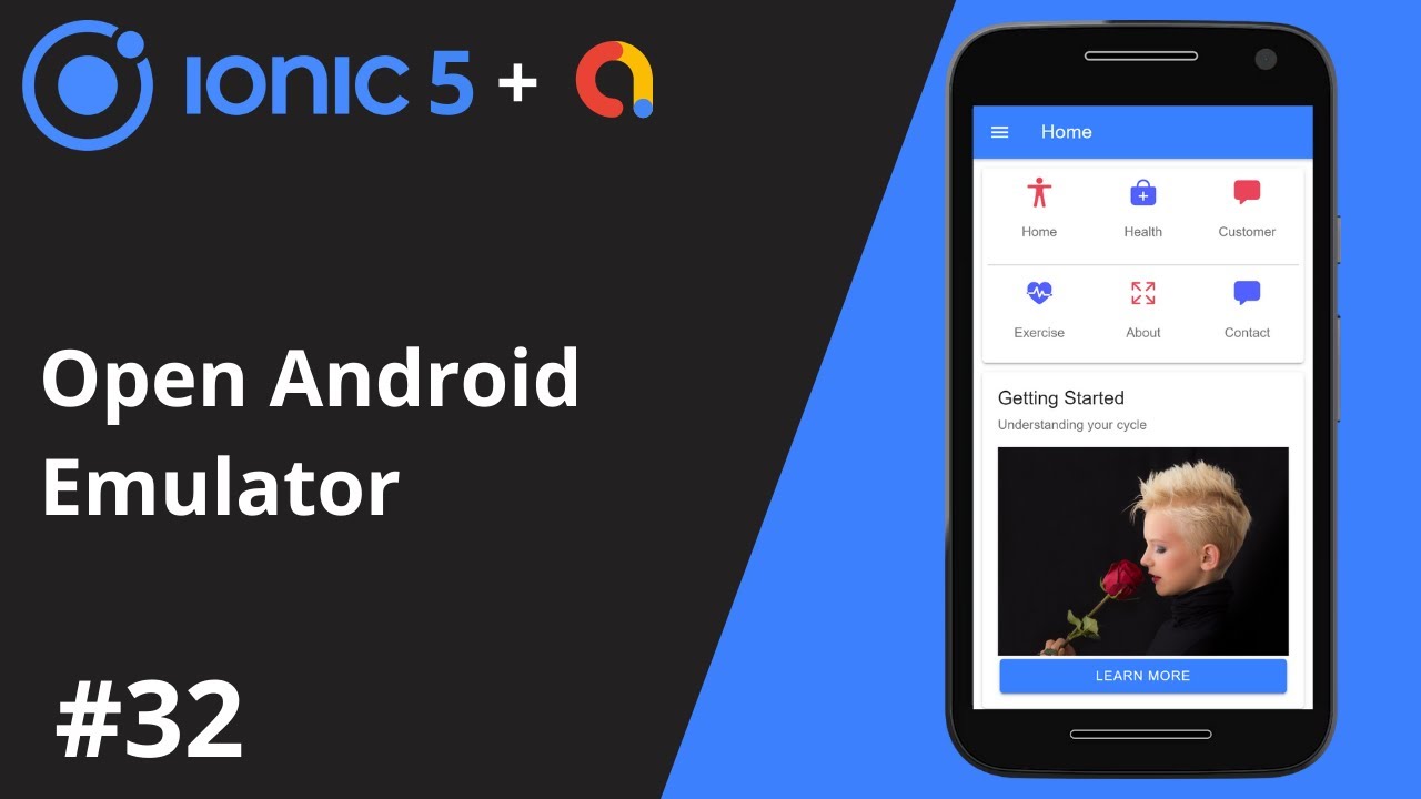 Ionic 5 Tutorial #32 - Open Android Emulator