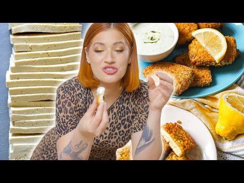 Transforming TOFU Into Vegan FISH | This Vegan Fish Sticks Recipe is MINDBLOWING!