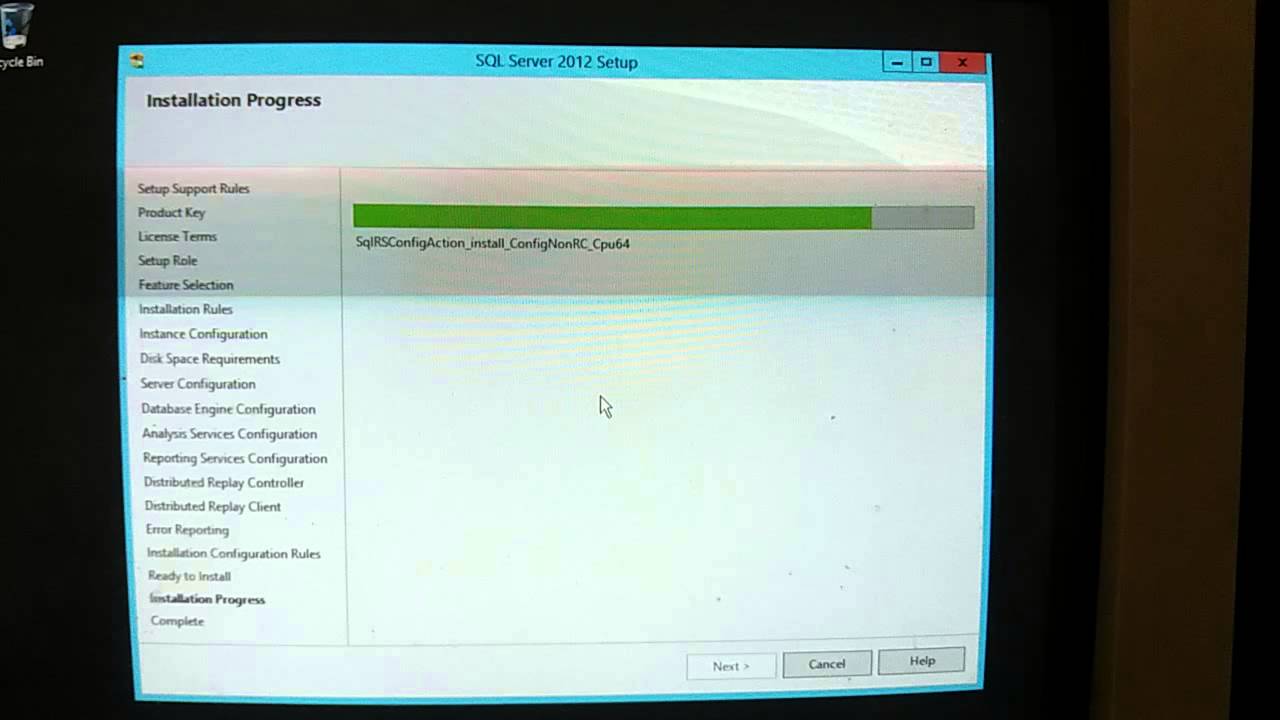 Install Microsoft SQL Server 2012 Management studio guide video