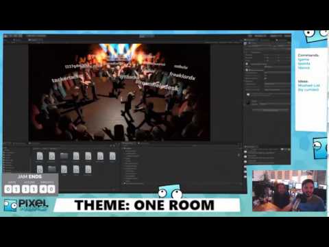 Twitch Chat Game: King of the Moshpit (Game Jam Project after 37 Hours)
