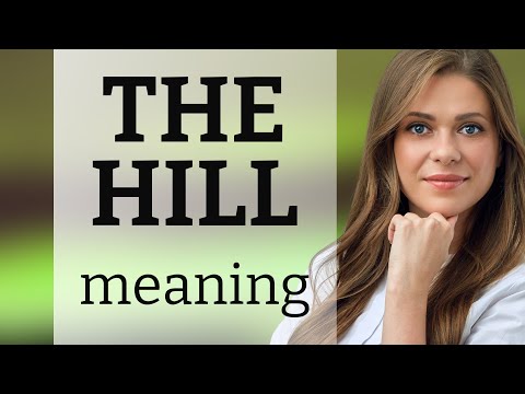 The hill • definition of THE HILL