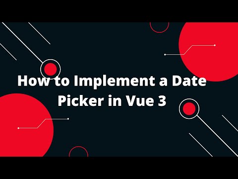 How to Add a Date Picker in Vue 3! 📅 | Complete Vue Datepicker Setup Guide