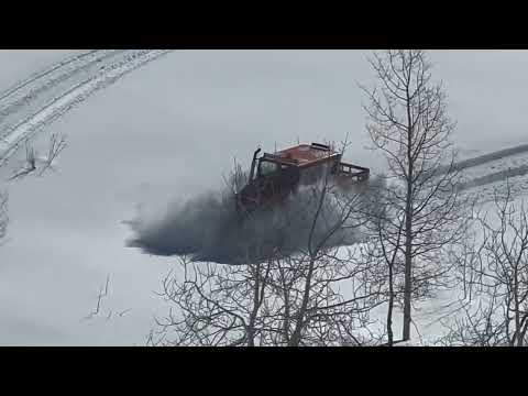 1986 Tucker 1544 Sno-Cat in Utah's Uinta Mountains