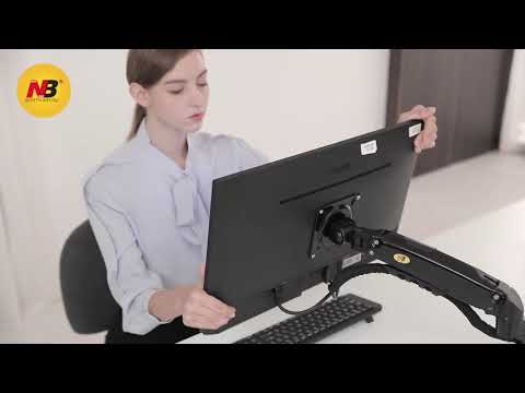 NB F80 Gas Strut Desktop Mount support 17"-30" Monitor