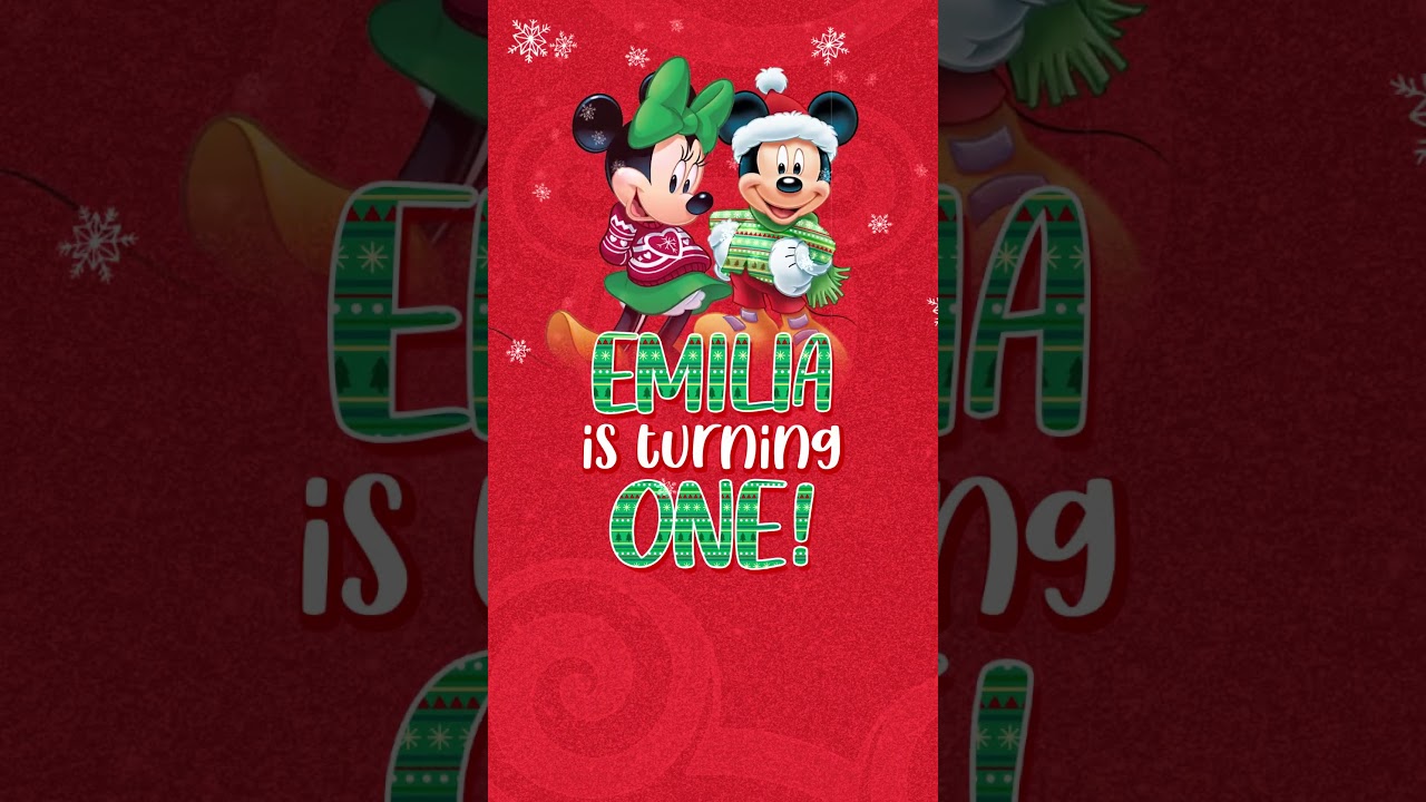 Christmas Birthday Party Invitation