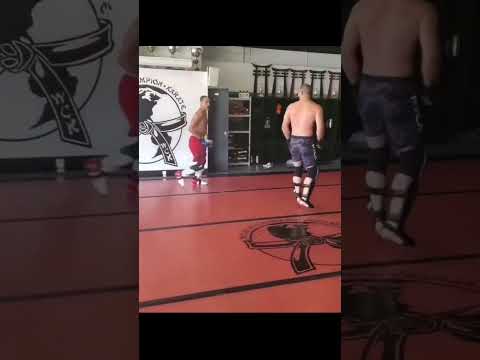 UFC champ Sean Strickland sparring vs Raymond Daniels