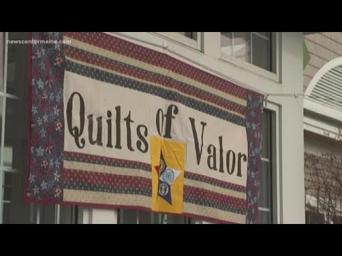 "Quilts of Valor" gifts a quilt to a veteran