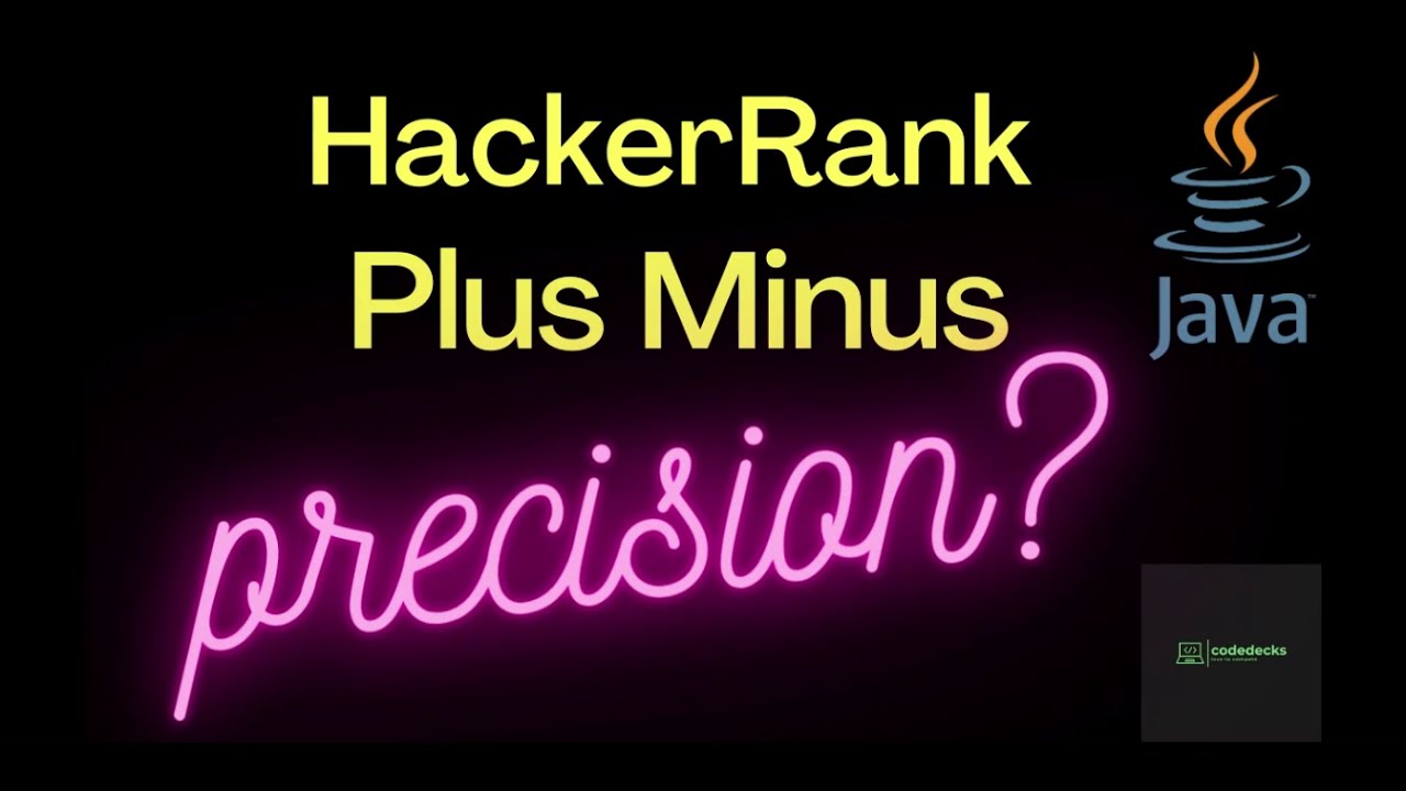 Plus Minus HackerRank Solution in Java | Hackerrank Warmup Solutions | plus minus