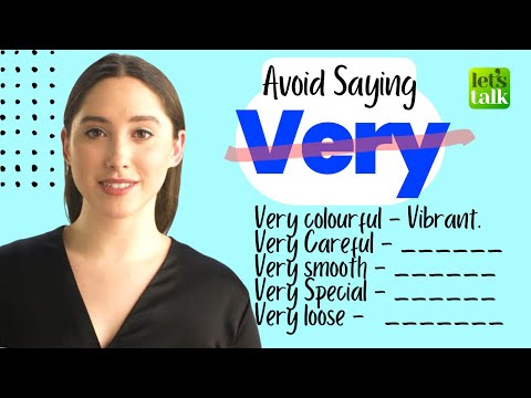 Avoid Saying VERY | Learn Better Synonyms For Everyday Common English Words #englishspeaking #learn
