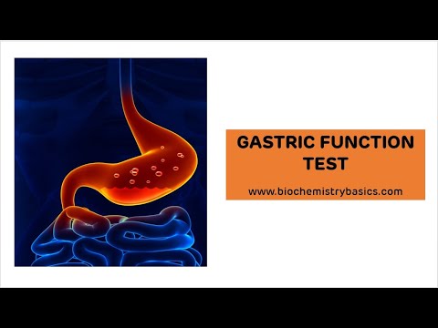 Gastric Function Test || Gastric Function Test Biochemistry