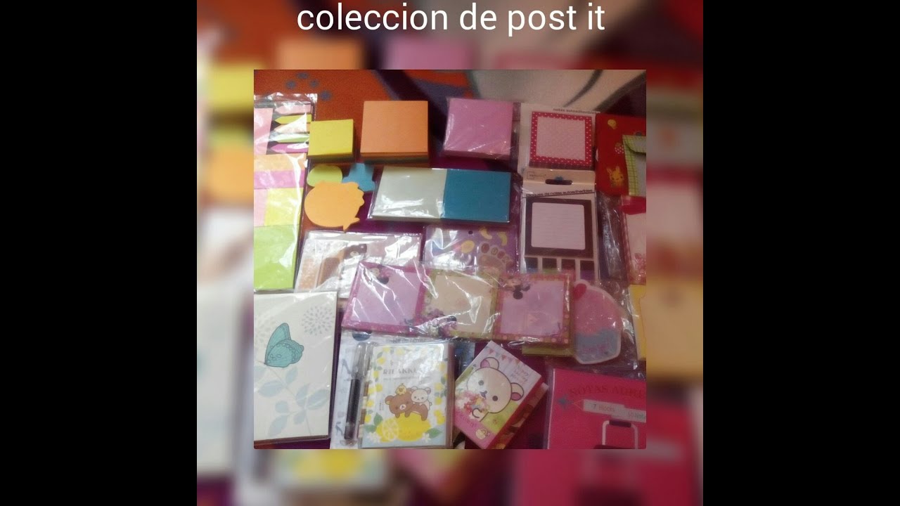 **MI PEQUEÑA COLECCIÓN DE POST IT**