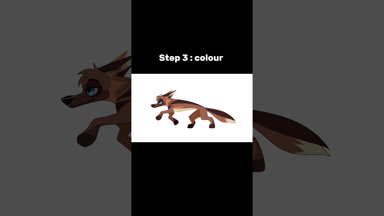 How I animate dog run cycles 🤩 step by step #flipaclip