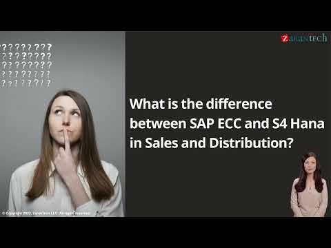 What is the difference between SAP ECC and S4HANA in Sales and Distribution | ZaranTech