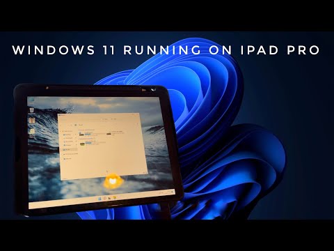 Windows 11 running on iPad Pro