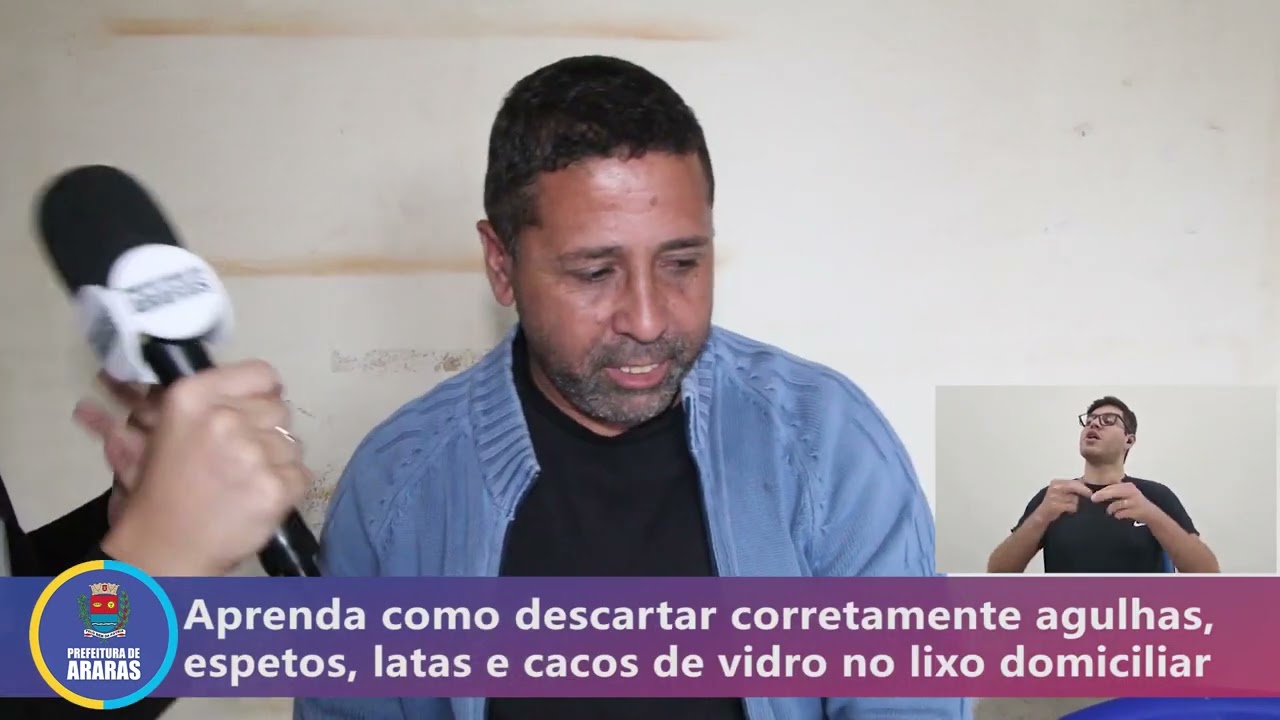 Prefeitura orienta população para o descarte correto de materiais perfurocortantes