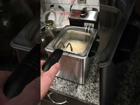 Try 3 minutes Cuisinart CDF-130 Deep Fryer, 2 Quart, Stainless Steel