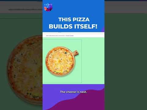This Pizza Builds Itself on This Website!