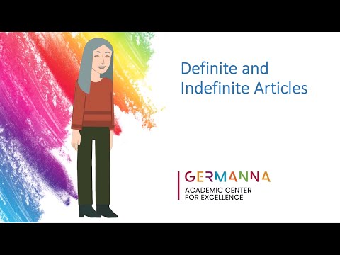 Definite and Indefinite Articles
