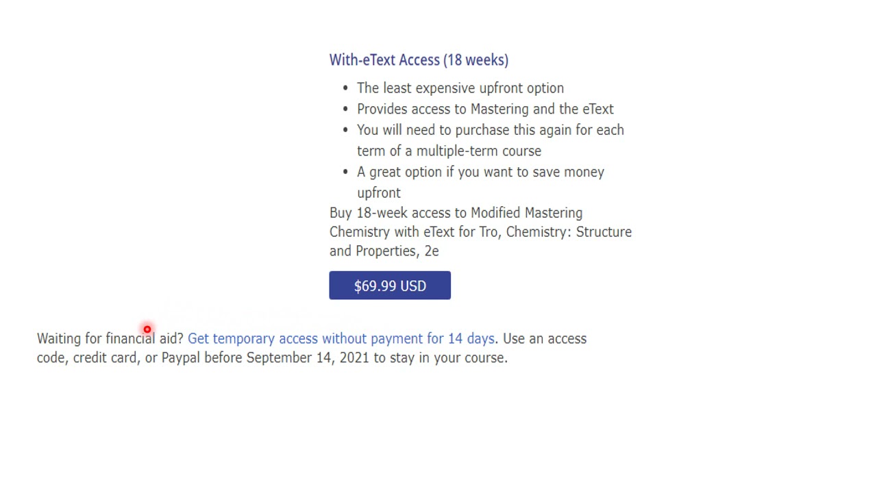 how to register for Mastering Chemistry