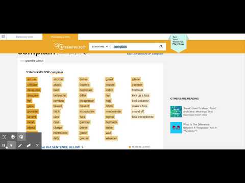 Complain Synonyms, Complain Antonyms | Thesaurus.com