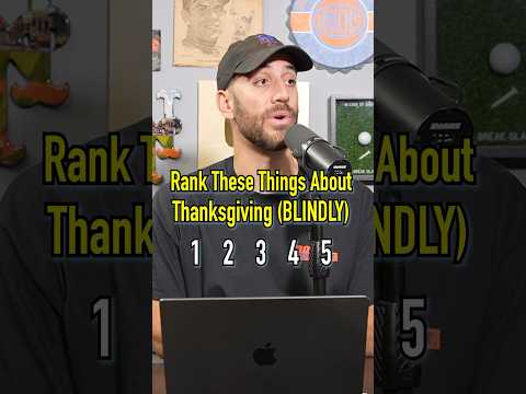 Ranking Things About Thanksgiving!! What Do You Think? #shorts #rank #thanksgiving #food #family