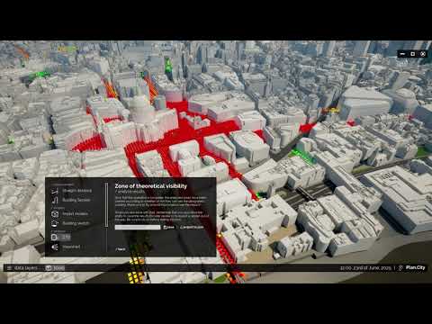 Plan City Zone of Theoretical Visibility Tool on St. Paul's Cathedral