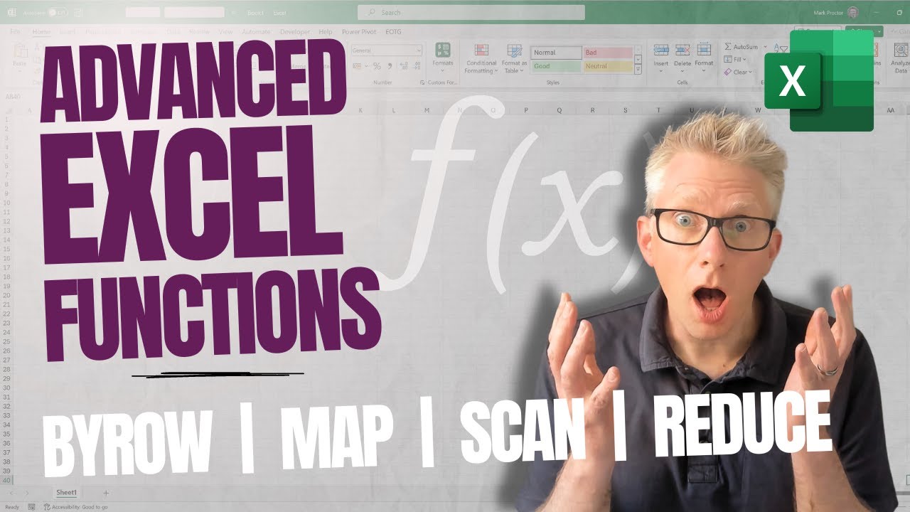 Excel Deep Dive: Comparing BYROW, MAP, SCAN & REDUCE
