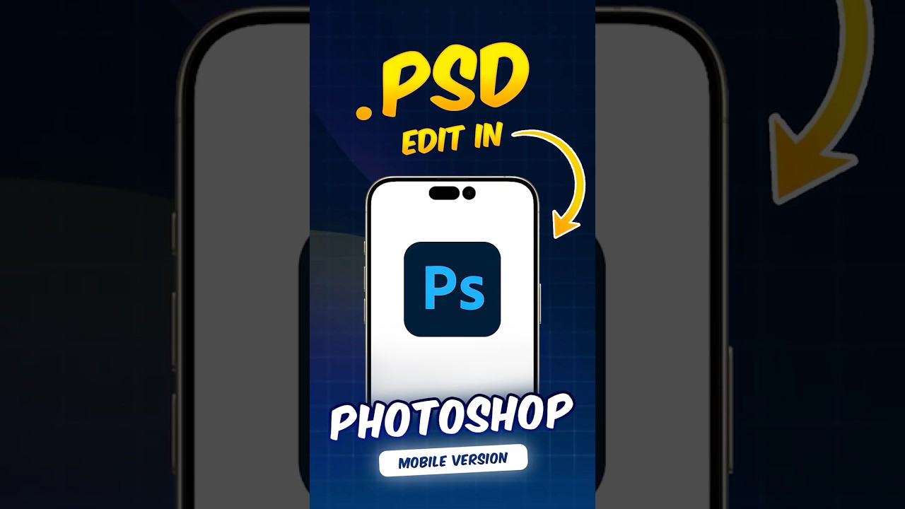 Edit PSD Files on Mobile with Photoshop! (iPhone & Android)