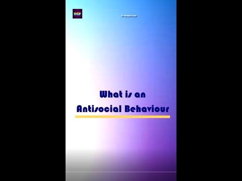 What is an antisocial behaviour? #shorts #youtubeshorts #psychology #shortsfeed #antisocialbehaviour