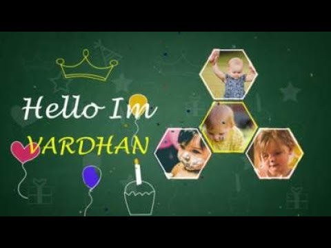 Birthday Slideshow Video - Kids Birthday Slideshow Video Maker